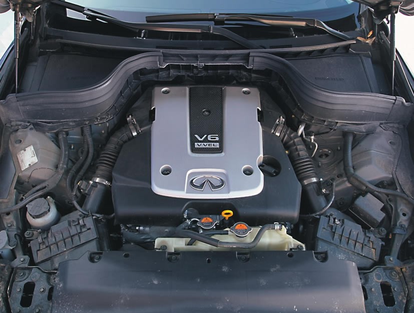 Infiniti EX technical specifications and fuel economy